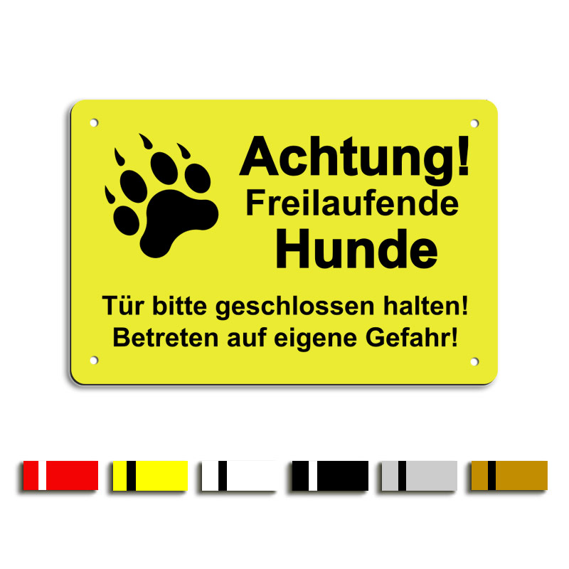 Freilaufende Hunde Auf Privatgrundstuck